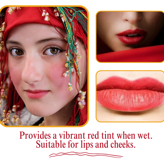 Aker Fassi Lipstick - Organic Moroccan Lip & Cheek Tint in Clay Pot ...